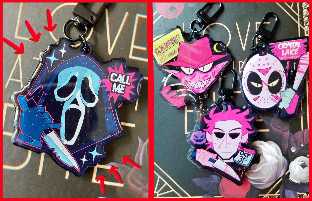 SLASHER KEYCHAINS | RadJinja Shop