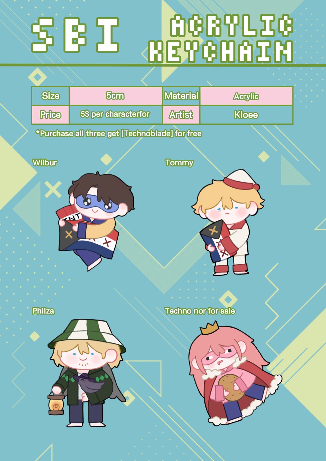 [Ready-Stock]SBI Goodnight Keychains | N3ko Merch