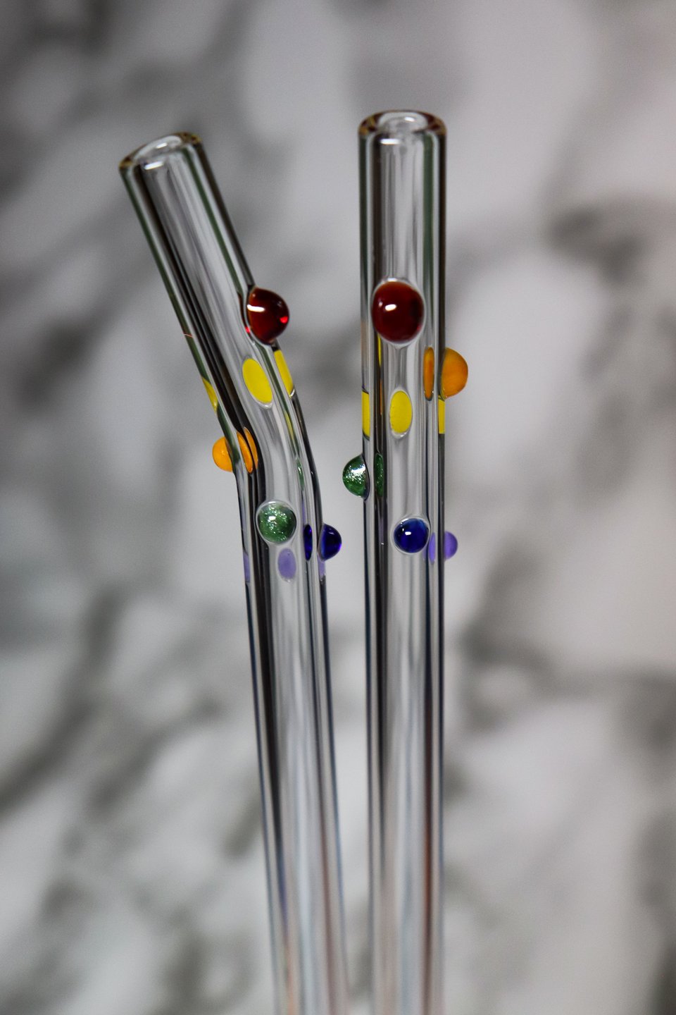 Paw Print Glass Drinking Straws | Bow Valley Straws