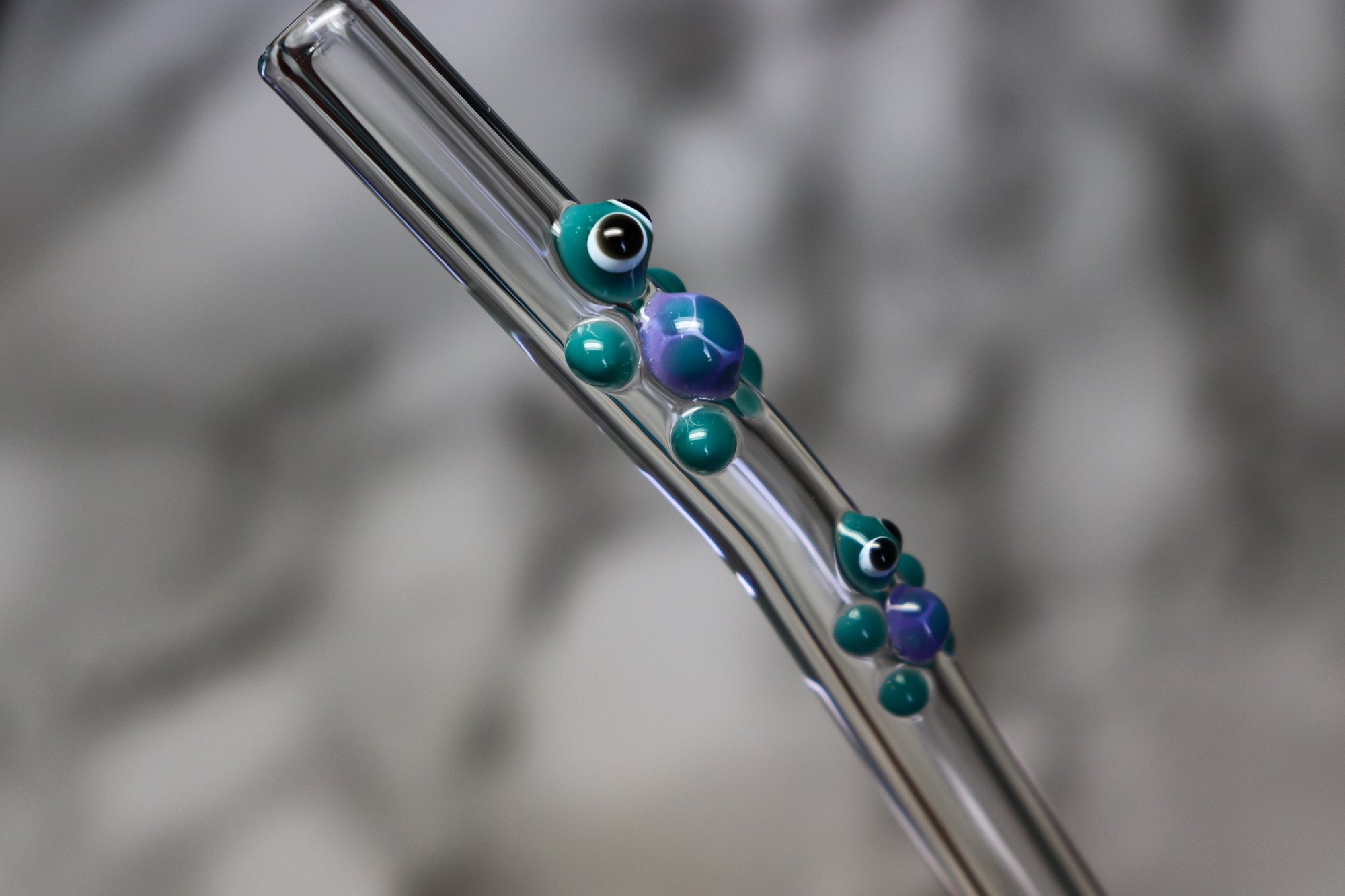 Mama and Baby Turtle Glass Drinking Straws | Bow Valley Straws