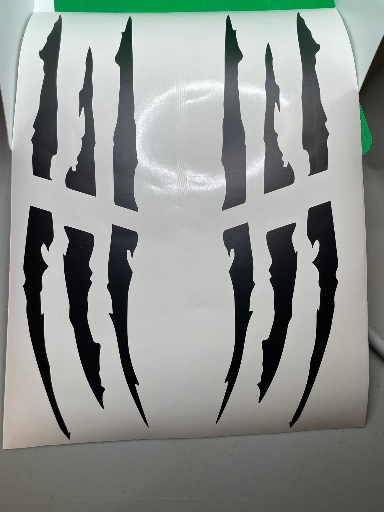 Universal Claw Vehicle Headlight Vinyl Decals for any Vehicle | Blacked ...