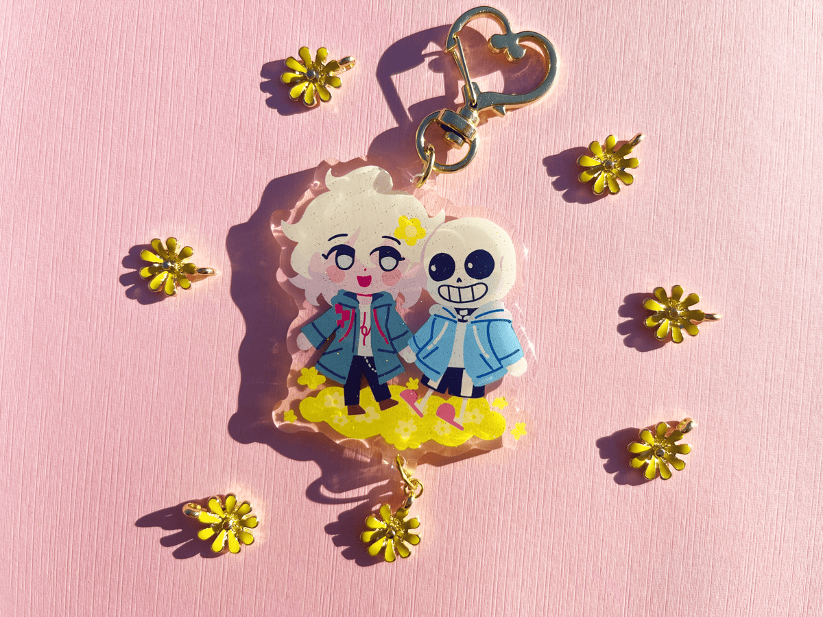 SANS X KOMAEDA Charm and Button | celchuno