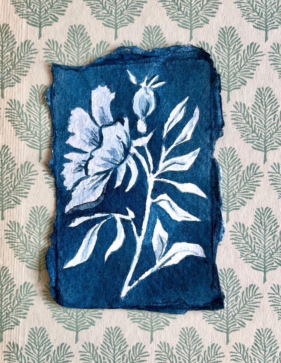 indigo ink floral 18. | brandie stonge