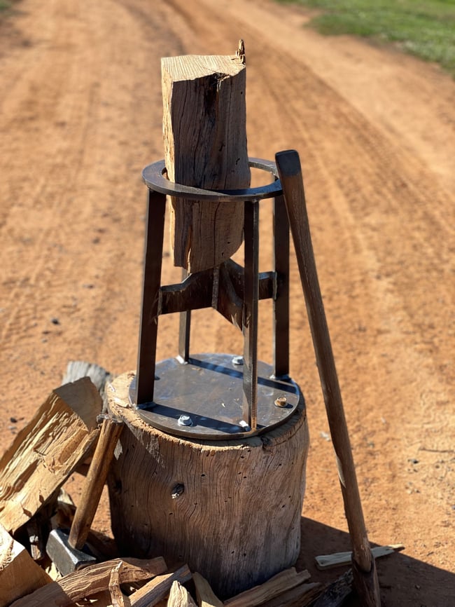 The Axeless Kindling Cutter | OLD TIN SHED