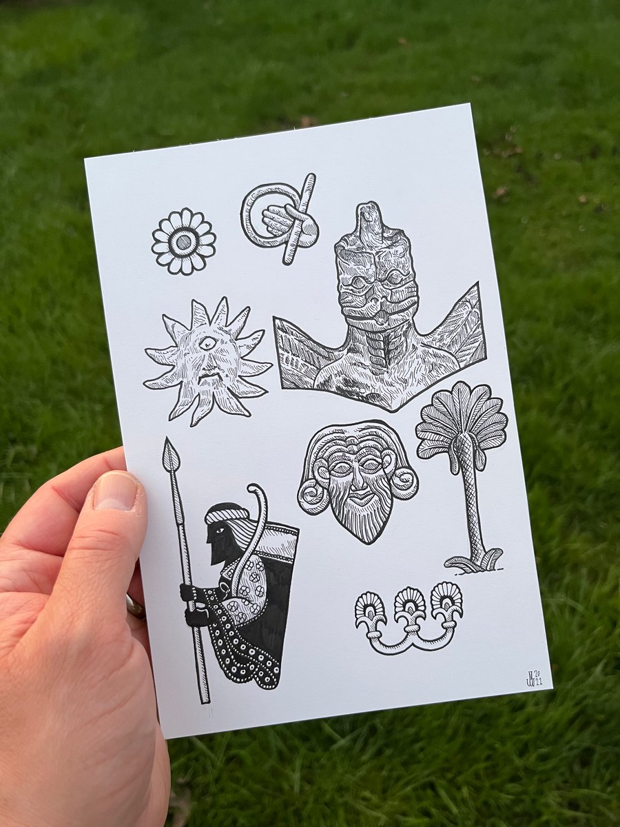 ‘Rod & Ring’ spot illustrations (original drawing) | The Esoteric ...