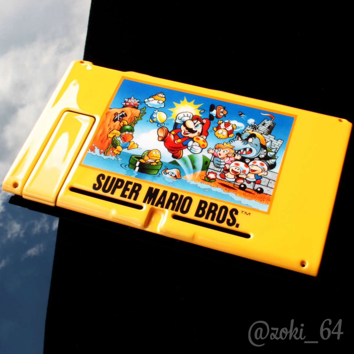 Custom nintendo switch backplate! Super Mario Bros. theme | Zoki64