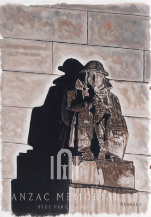 Print | Night Picket by Cory Rinaldi | A4 | Anzac Memorial Shop