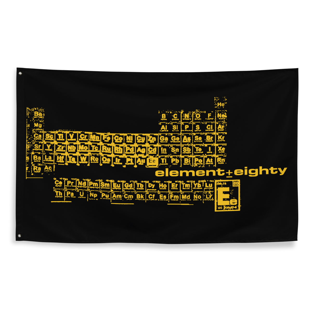E80 Element Chart Flag | Element Eighty