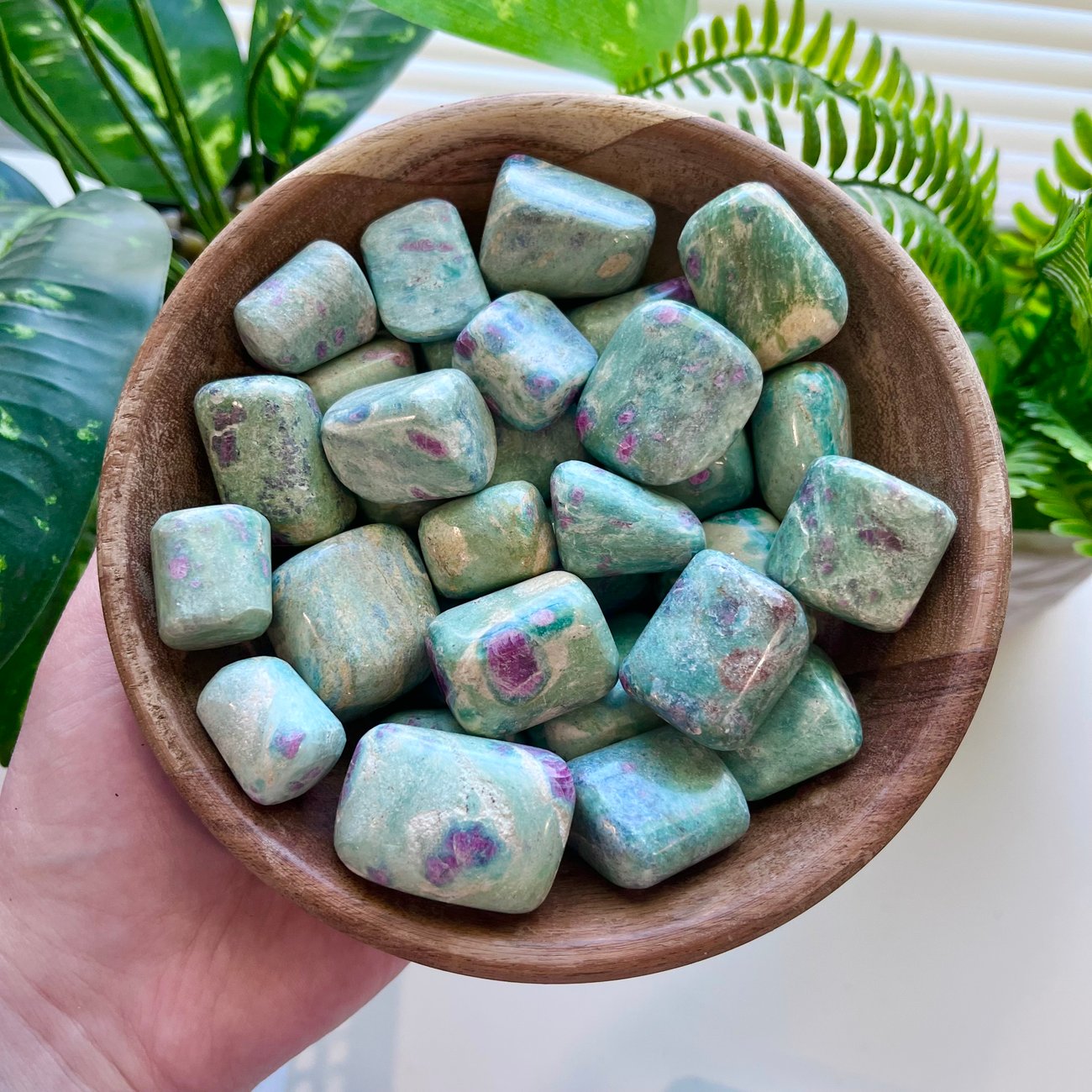 Ruby Fuchsite Tumble | Over the Moon Magic