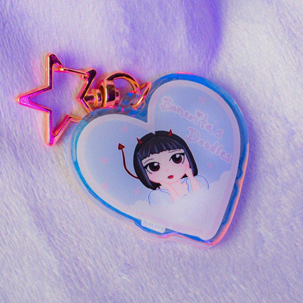 Bo's Doodles Keychain Logo | Bonerita's Doodles