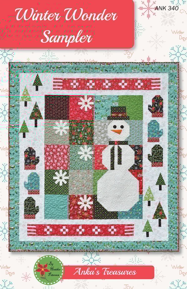 Winter Wonder Sampler Paper Pattern | Anka's Treasures