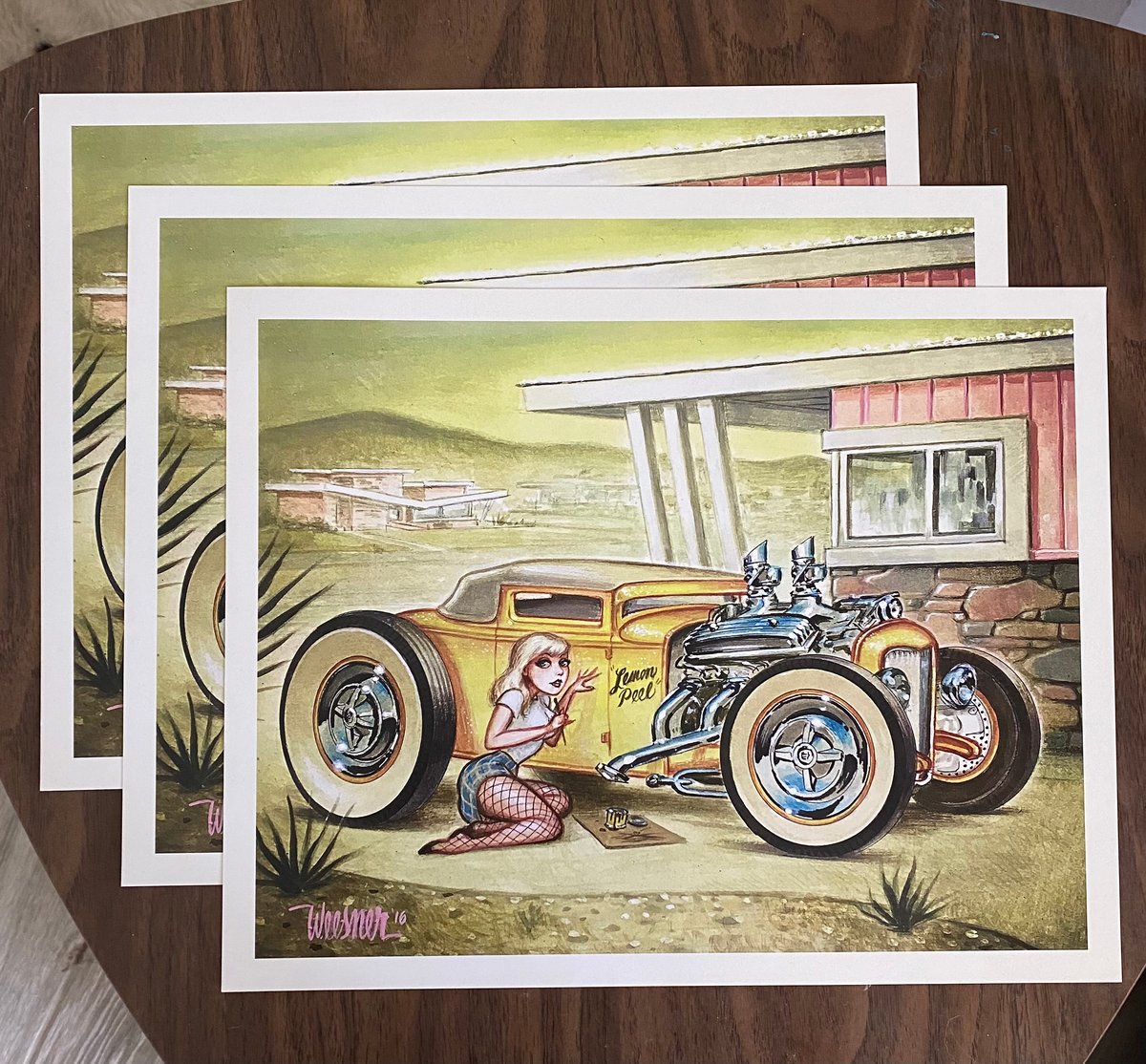 Lemon Peel out of print litho | Keith Weesner Art
