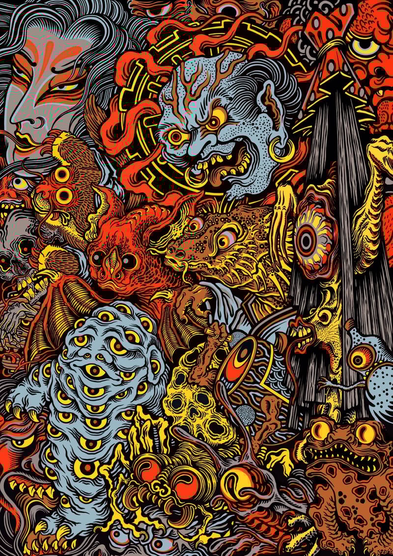 small Yokai parade | DANSIN