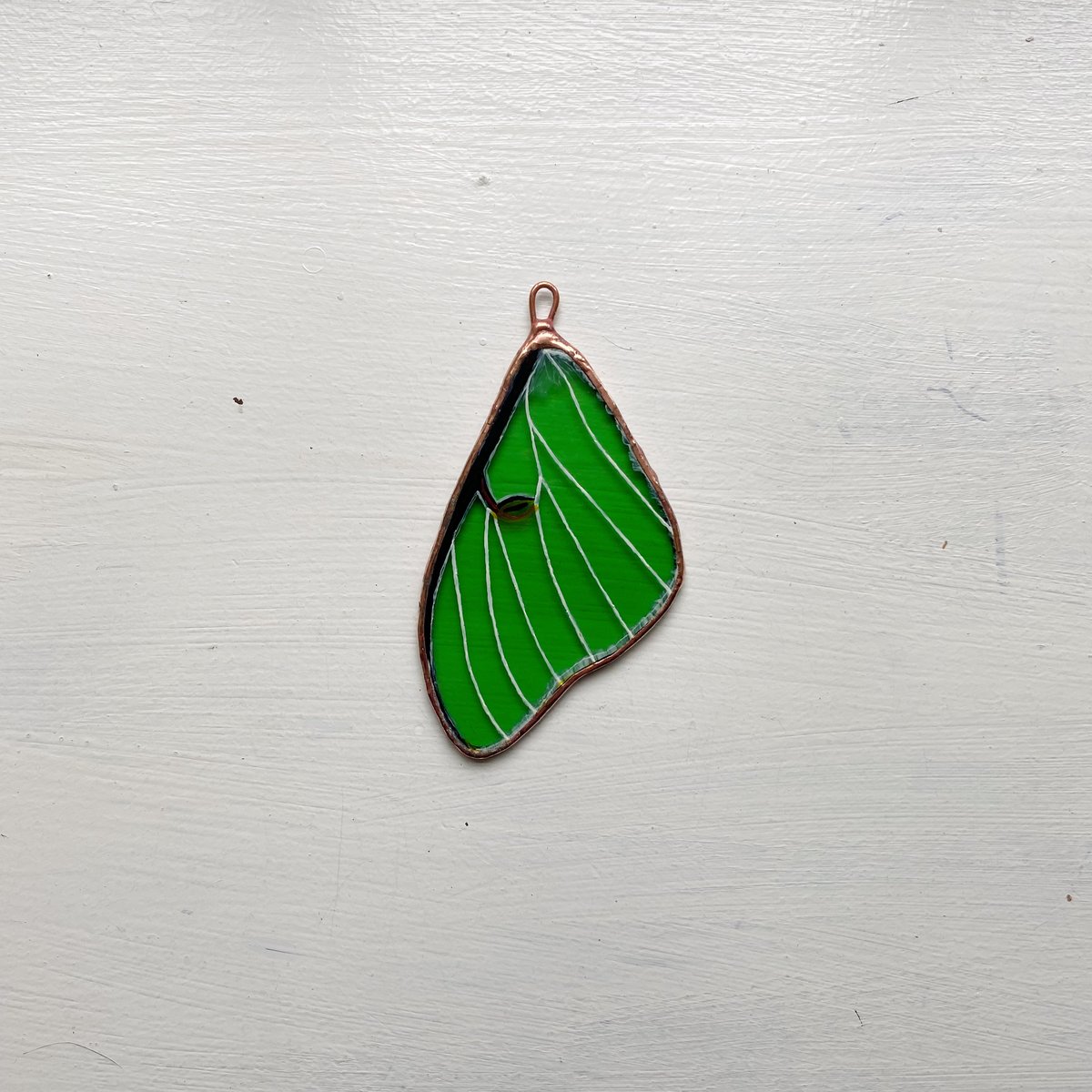 Luna Moth Wing no.2 / ABJ glassworks