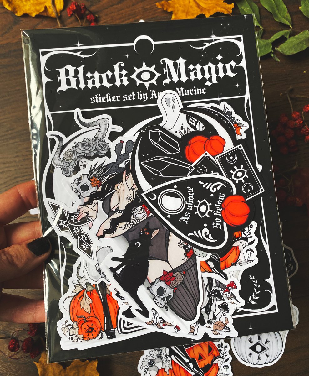 Black Magic sticker pack | annamarine