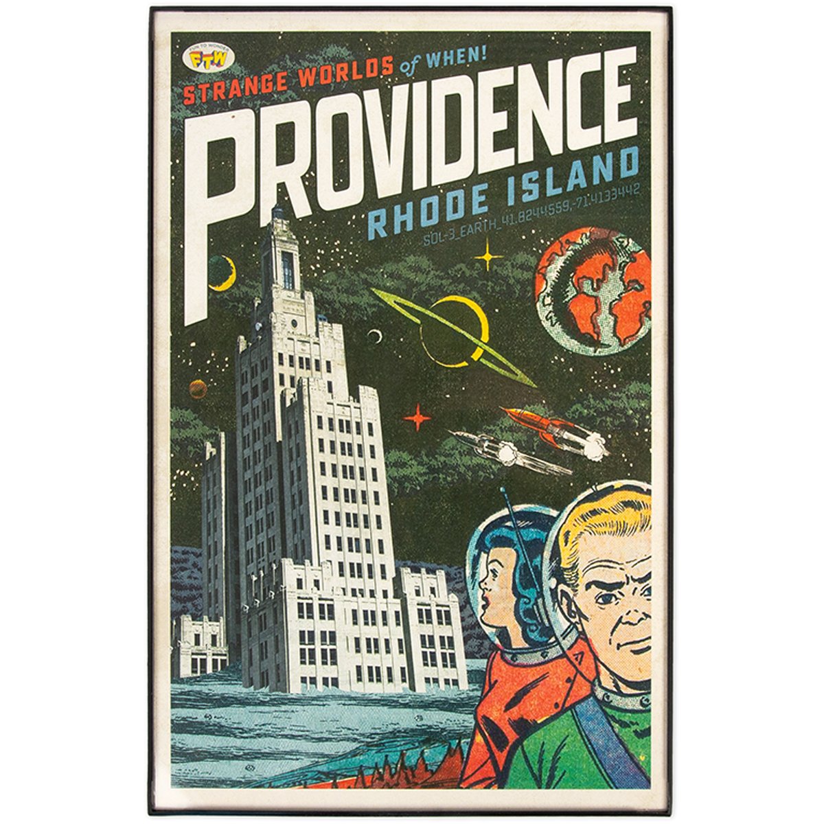 Superman Building 11 x 17 Framed | Fun to Wonder