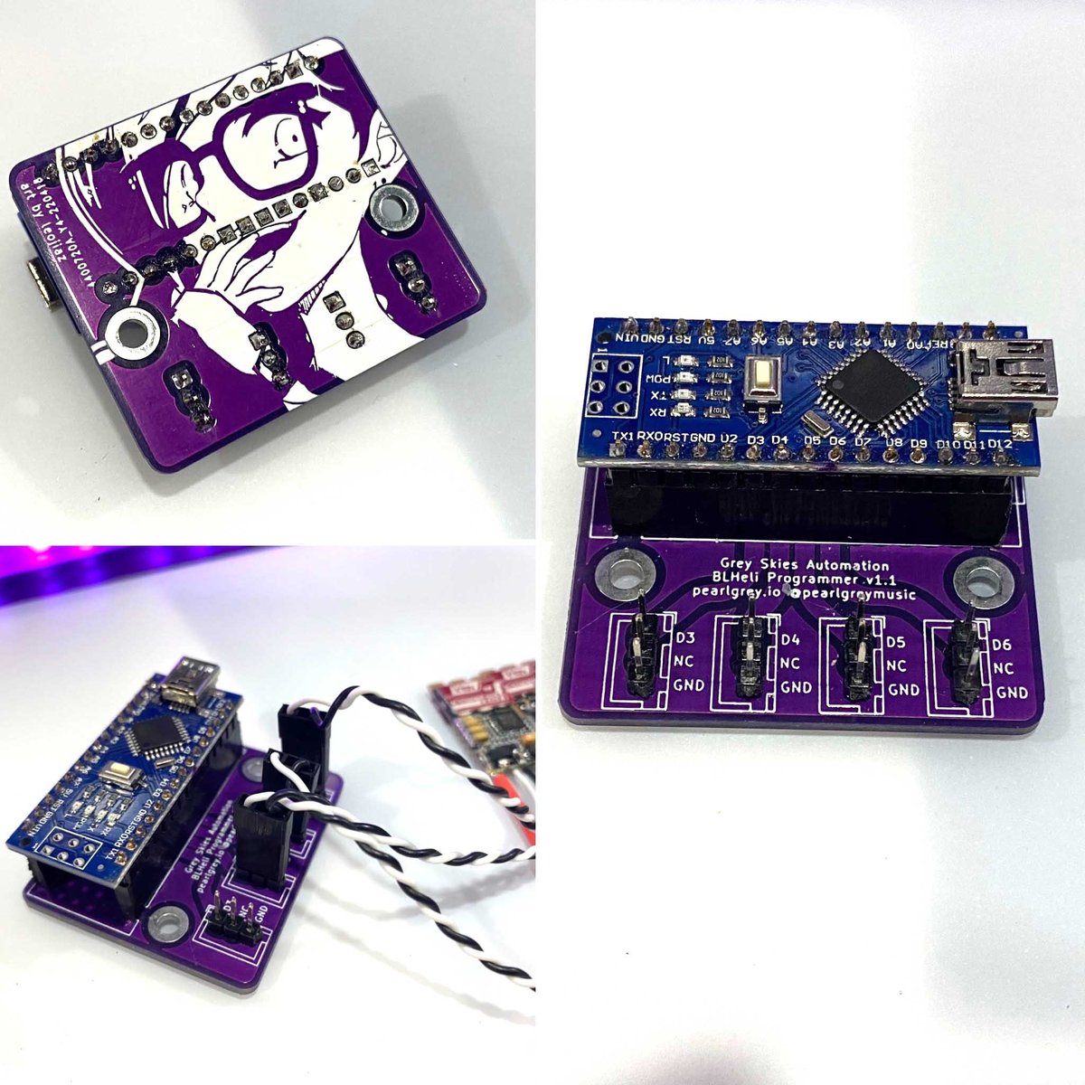 ESC Programmer 1.1 (BLHeli_S / BLHeli_32) | Grey Skies Automation - A ...