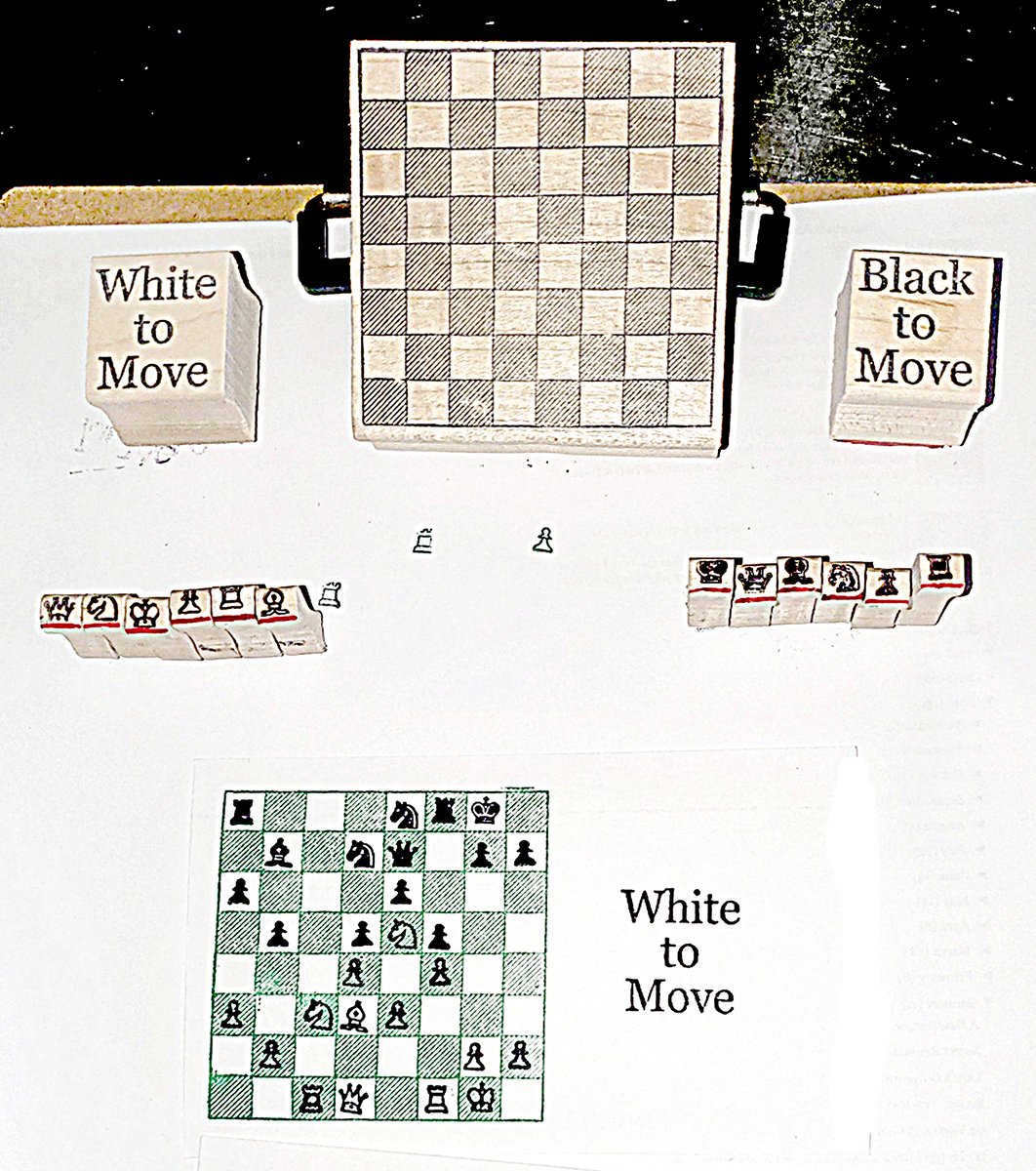 Chess Set Rubber Stamps | Casey Rubber Stamps