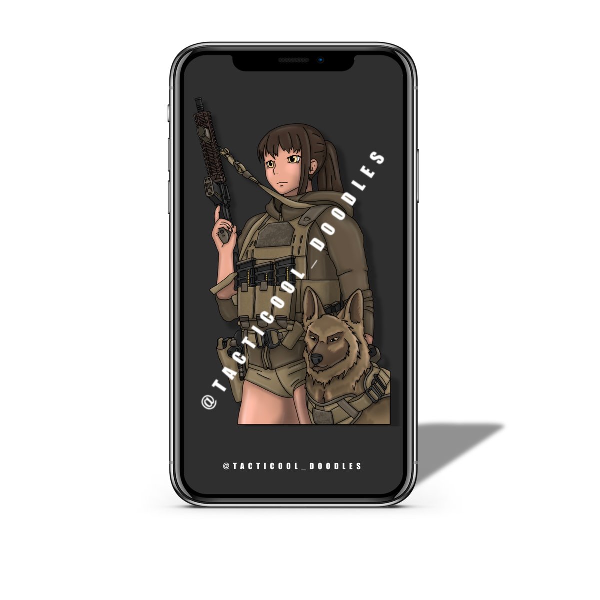 ANIME K9 PHONE WALLPAPER | TACTICOOLDOODLES