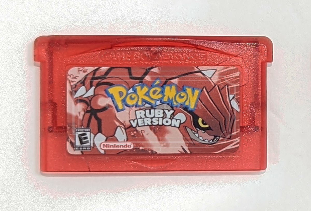 Pokemon Ruby Holo Label B-side | Onyx Comyx