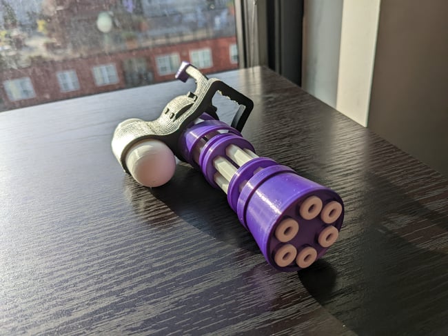 Mini Splatling - Splatoon 2 Weapon 3D Printed Model/Figurine | Fusion ...