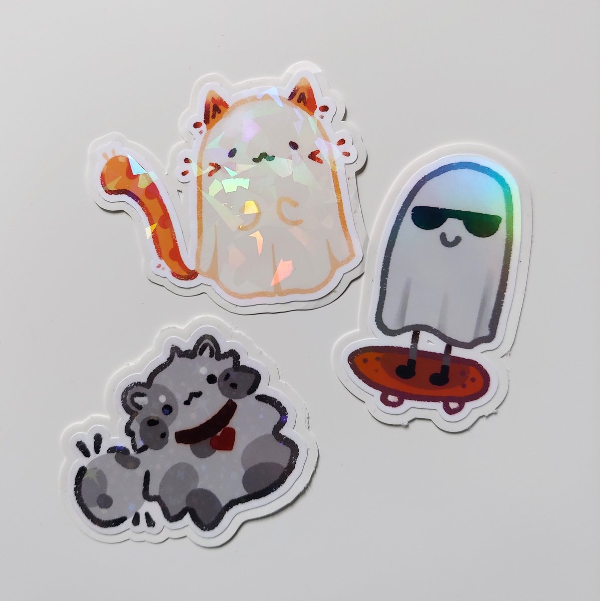 Ghost Cat, Ghost Boy, Derp Cat | Chalisity Designs