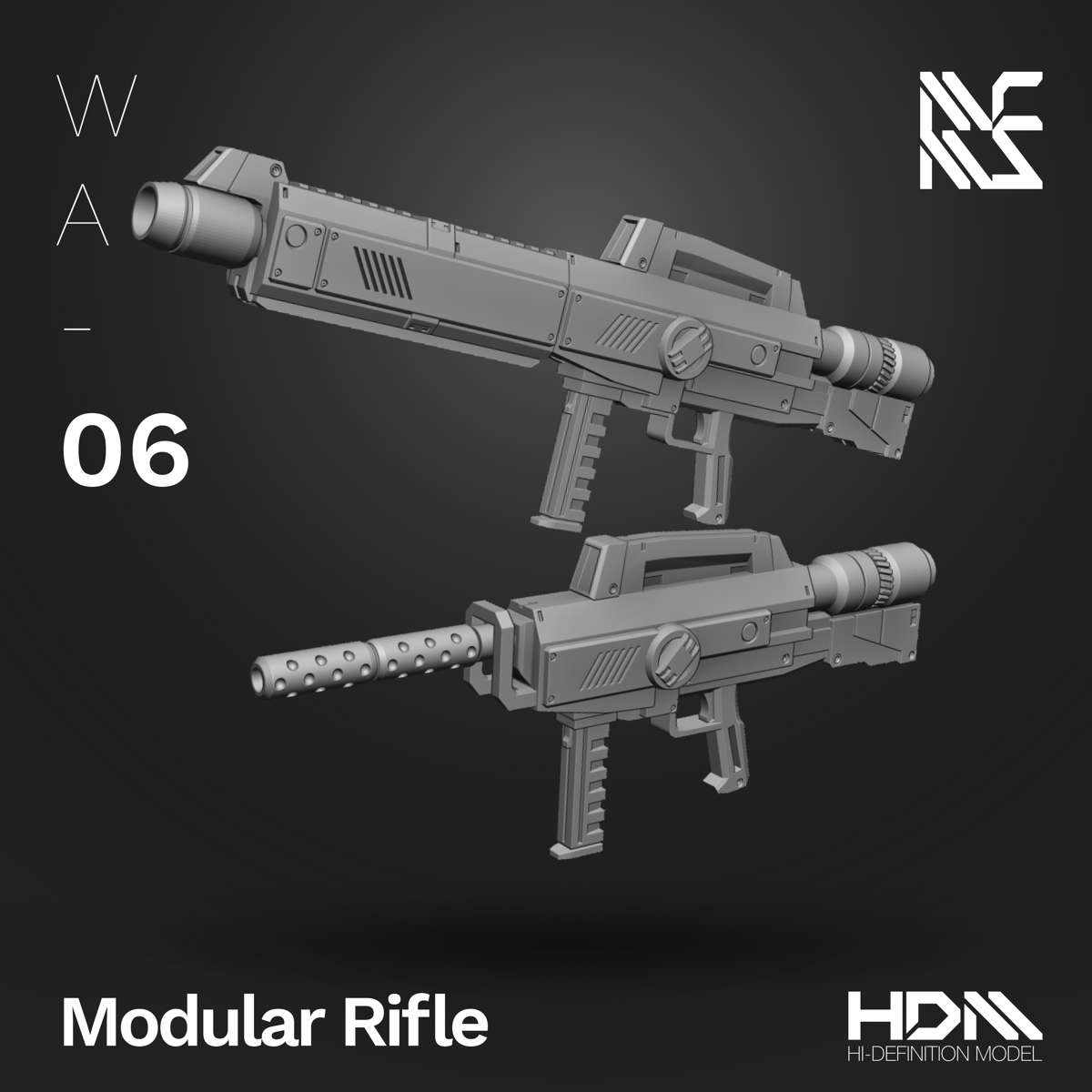 HDM 1/100 Modular Rifle [WA-06] | MCMS