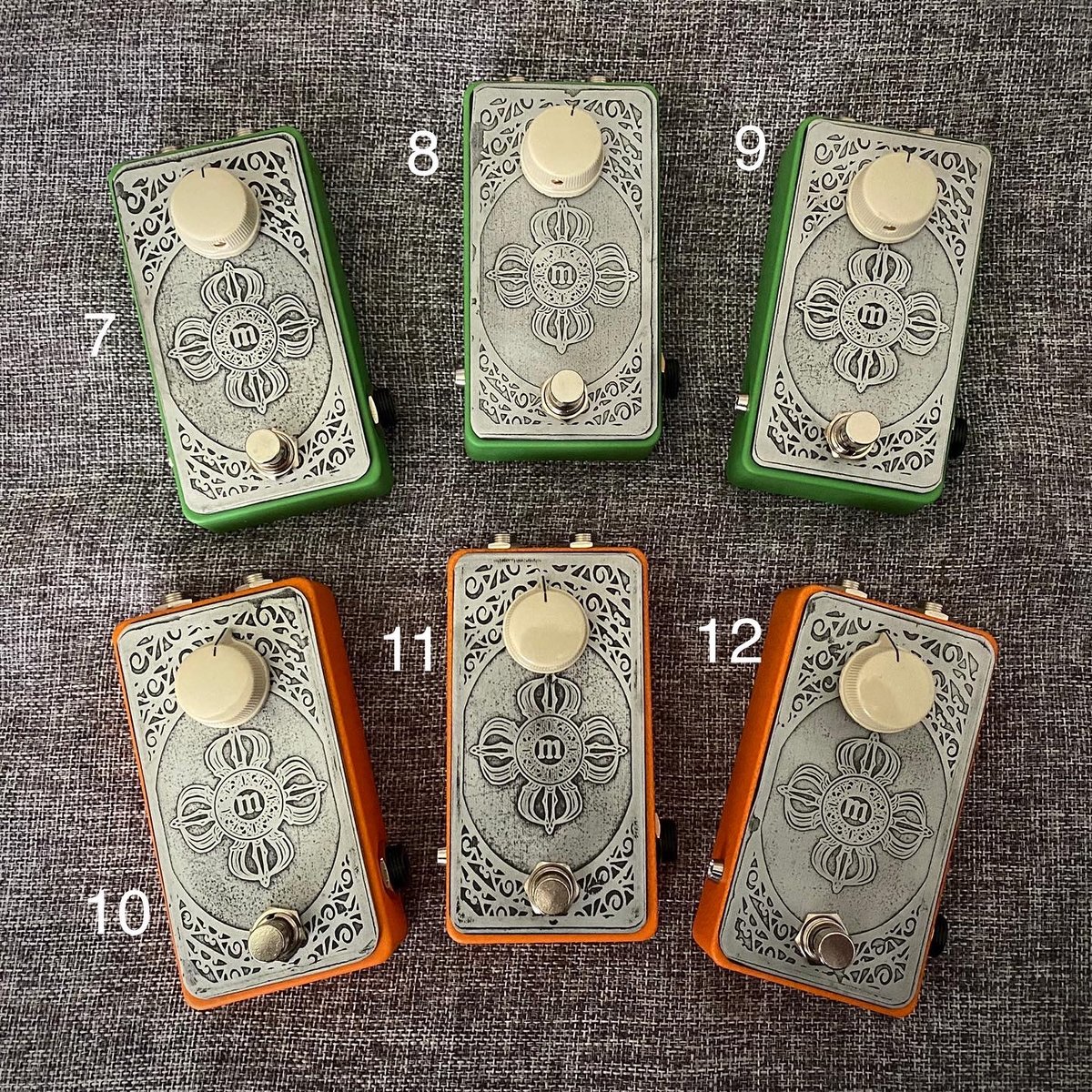 Orchid Fuzz Boost (Silicon, Frog Green finish) | Monolith Fuzz