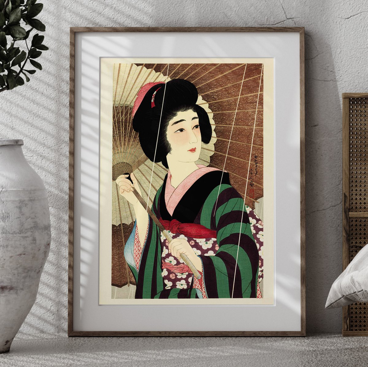 Rain (Ame) | Torii Kotondo | Ukiyo-e | Japanese Woodblock | Fine Art Print | The Vintage Poster Shop