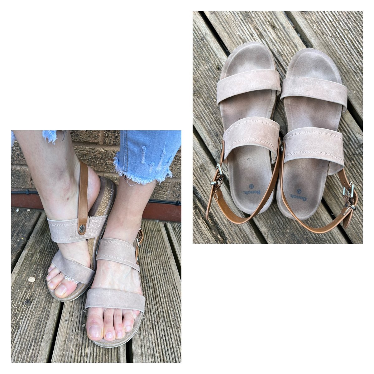 Worn Bench sandals | meadowbarefoot
