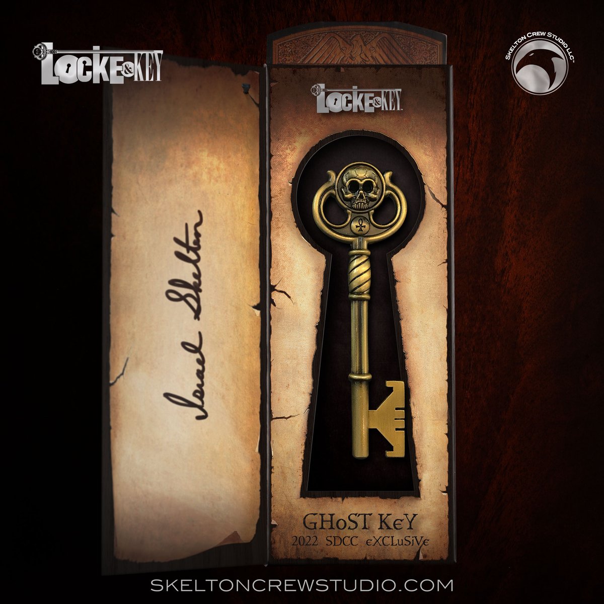 Locke & Key: SIGNED SDCC 2022 Ghost Key! | Skelton Crew Studio