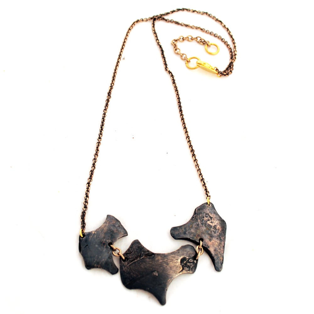 Debitage Triad Necklace / Lillian Crowe
