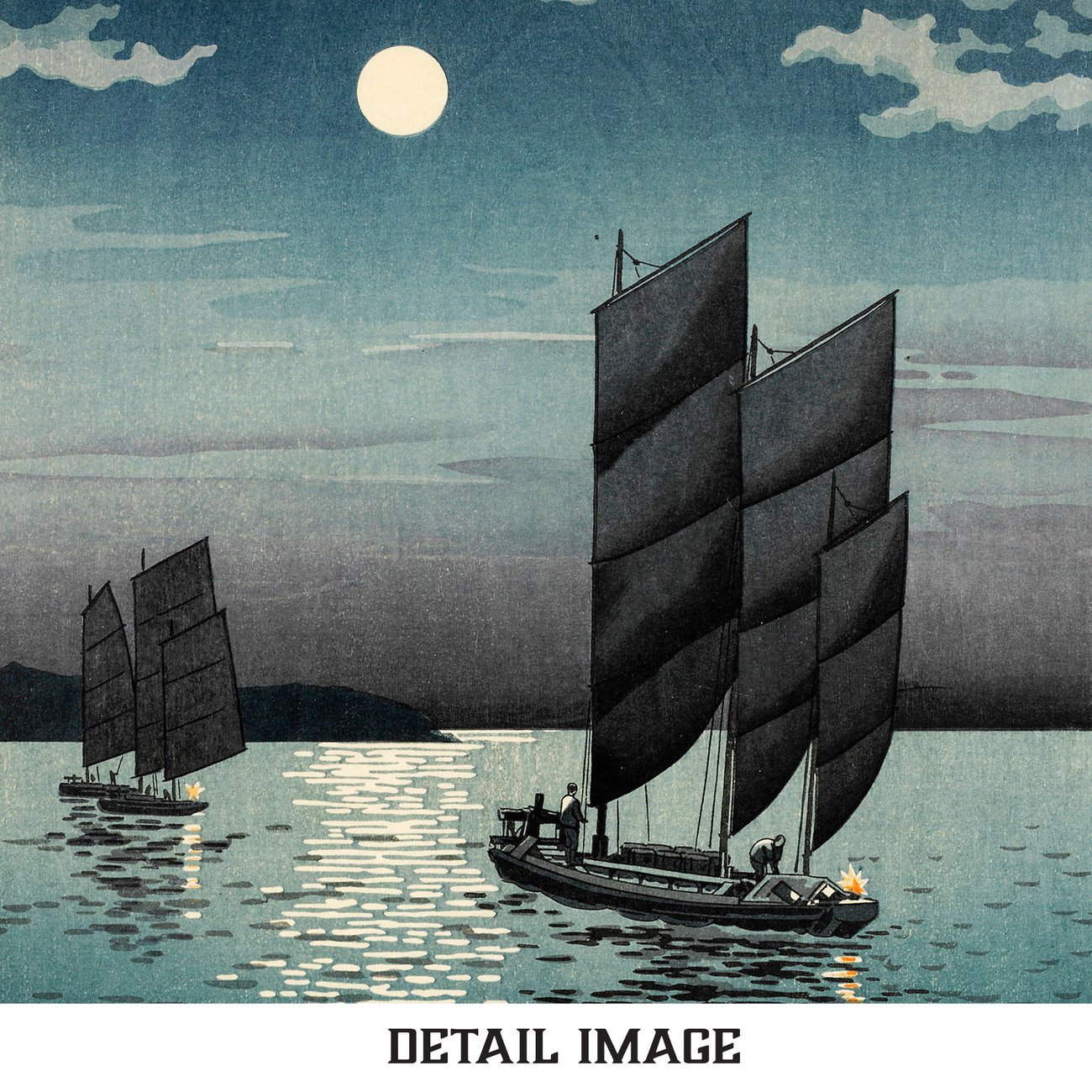 Boats at Shinagawa | Tsuchiya Koitsu | Ukiyo-e | Japanese Woodblock | Fine Art Print | The ...