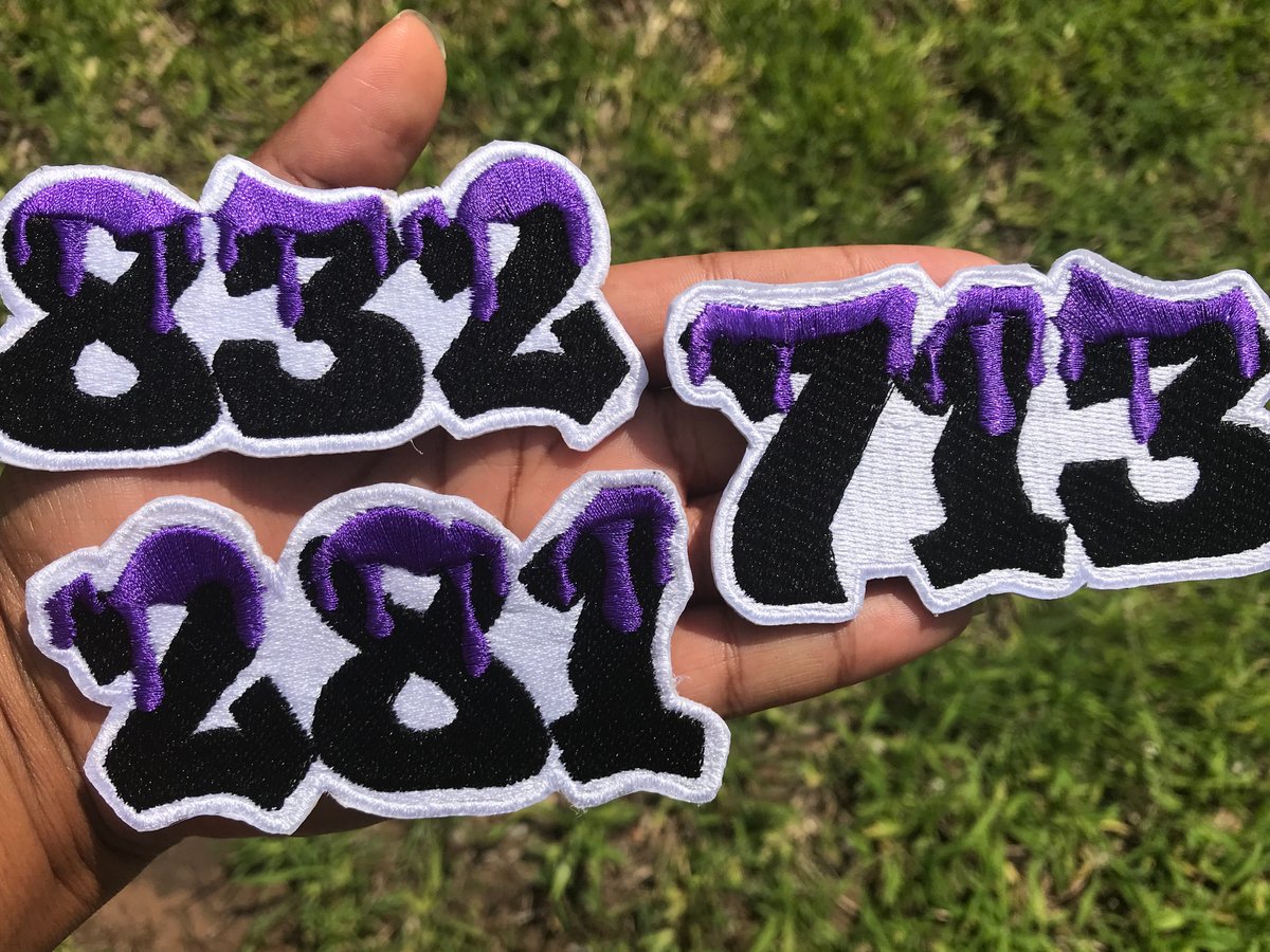 Houston Area Code Patch (713, 281, or 832) | Universal Sankofa