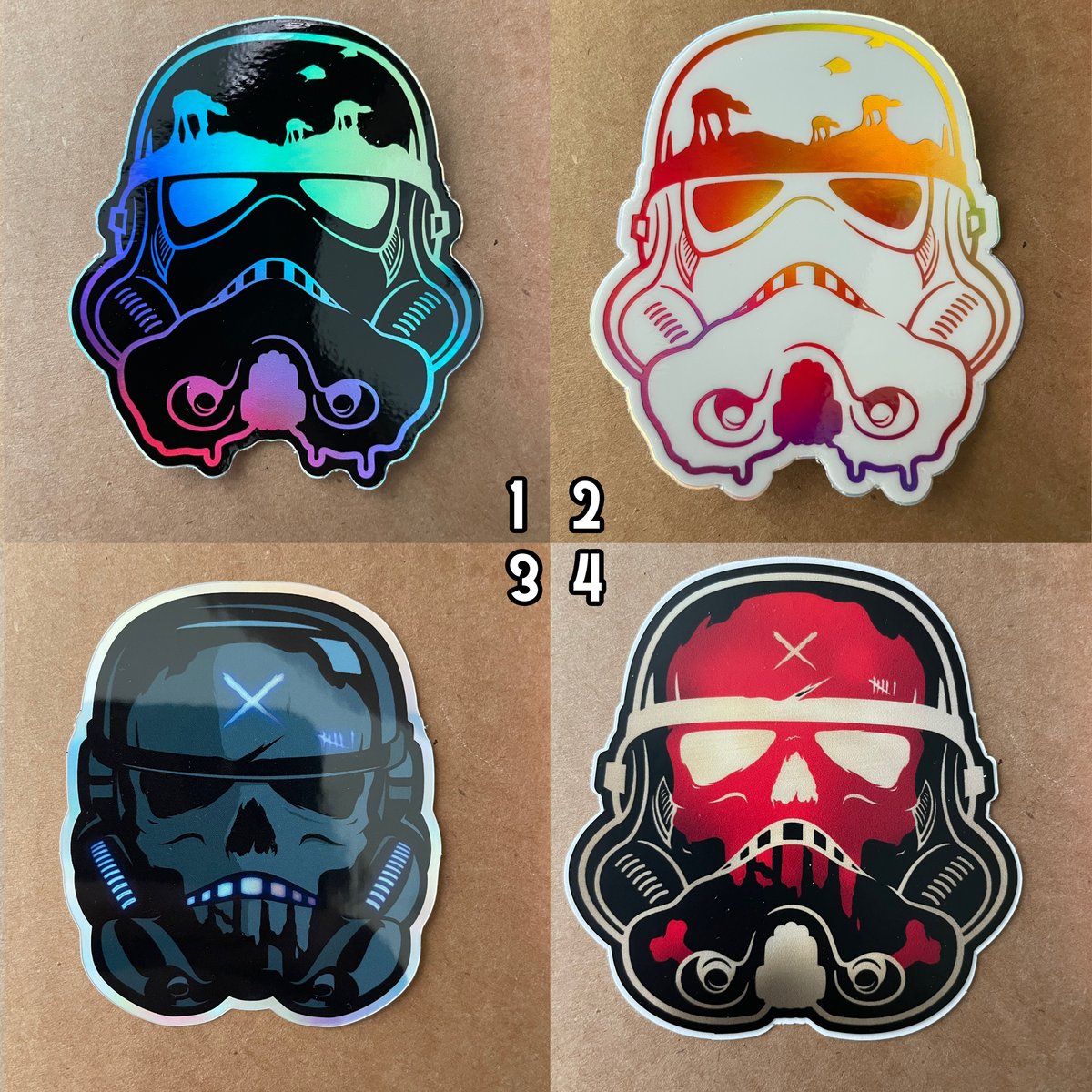 50% off Stickers! Shadowtrooper, Stormtrooper, Skulltrooper, Redtrooper ...