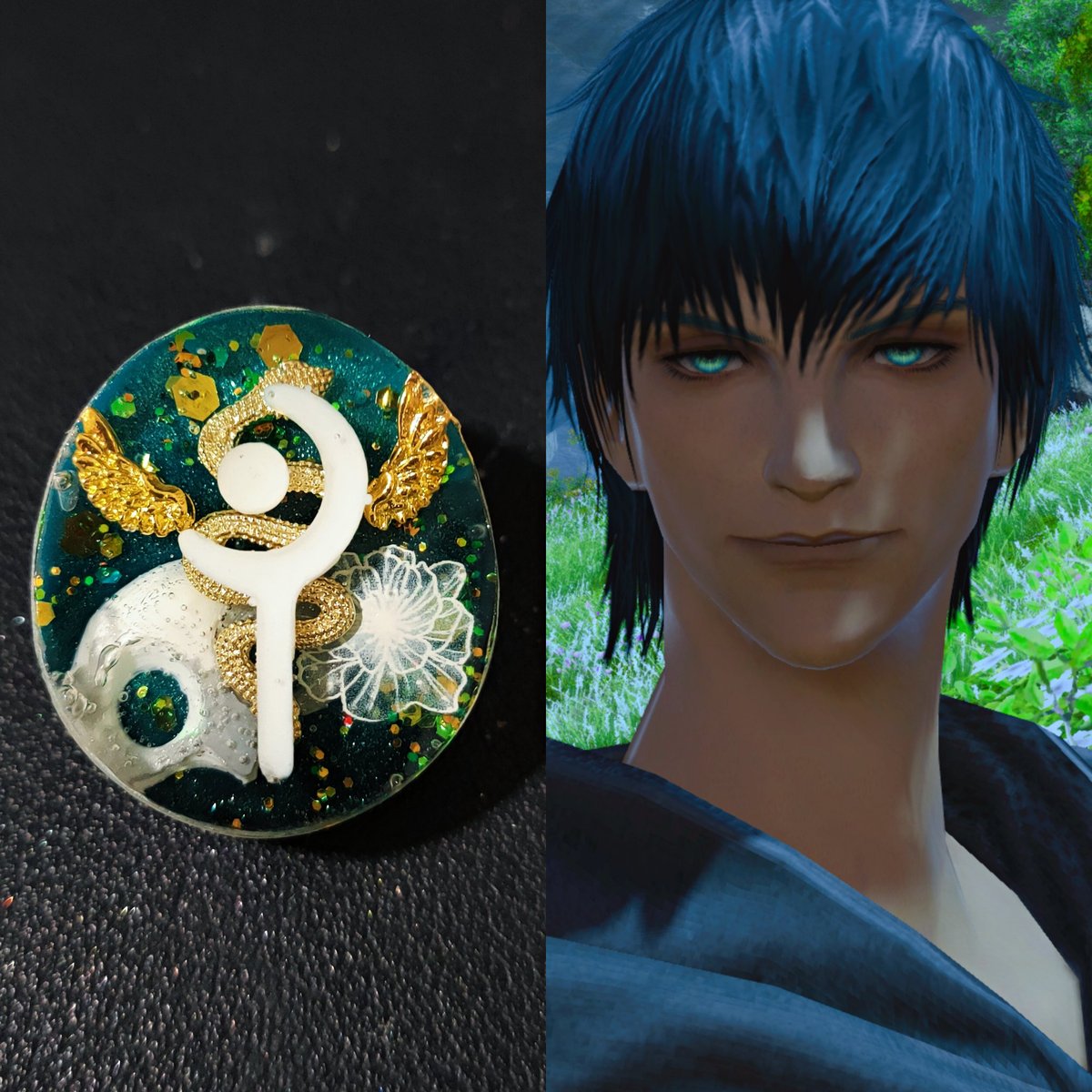 (PRE-ORDER) FFXIV Hermes Theme Job Stone | Vicbaobao