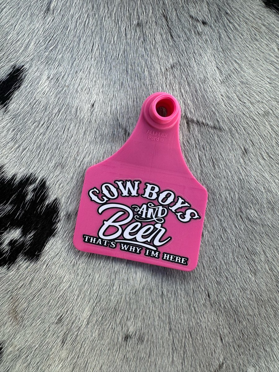 Cowboys and Beer | Home Of The Custom Cattle Tag