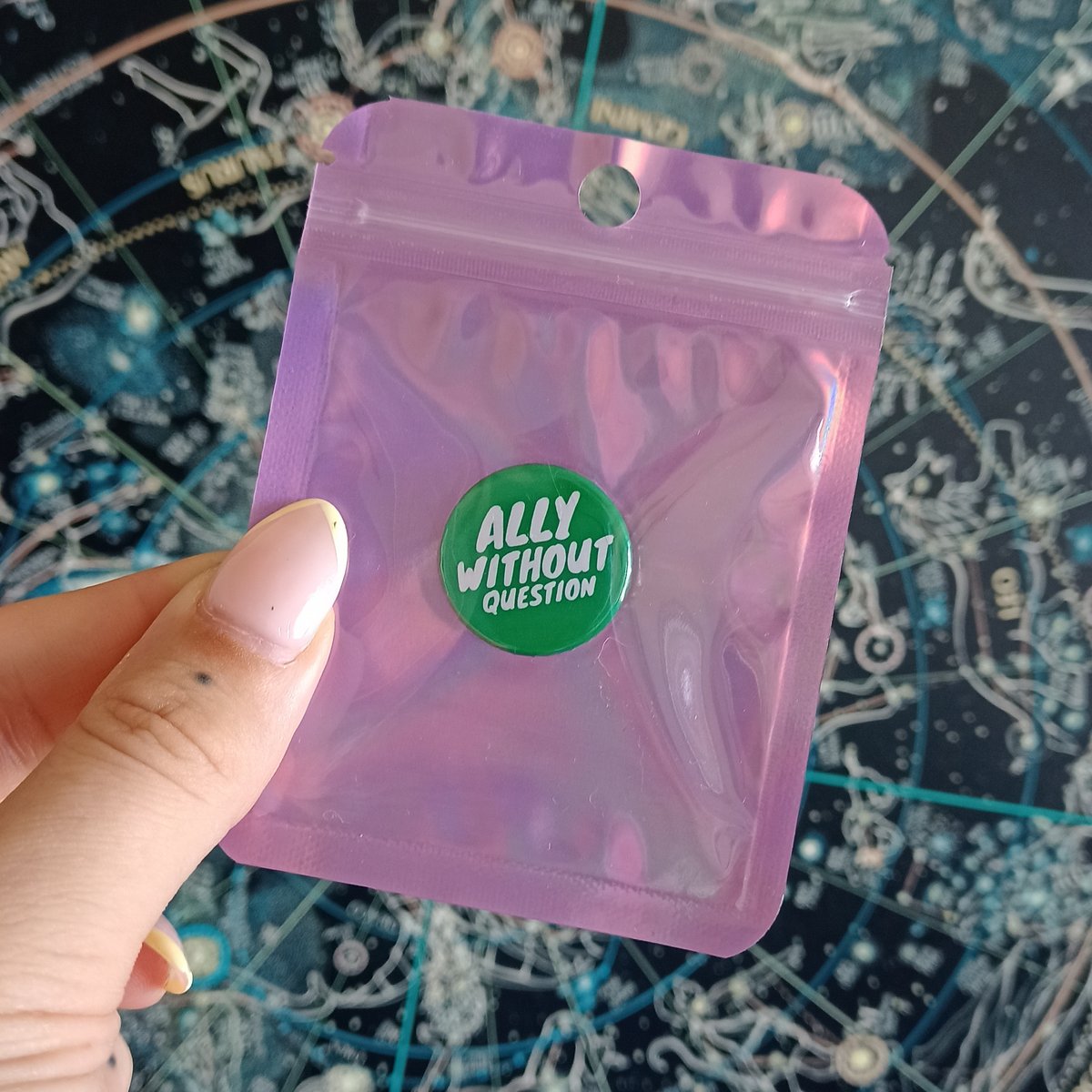 'Ally Without Question' Button | My Gender Rules