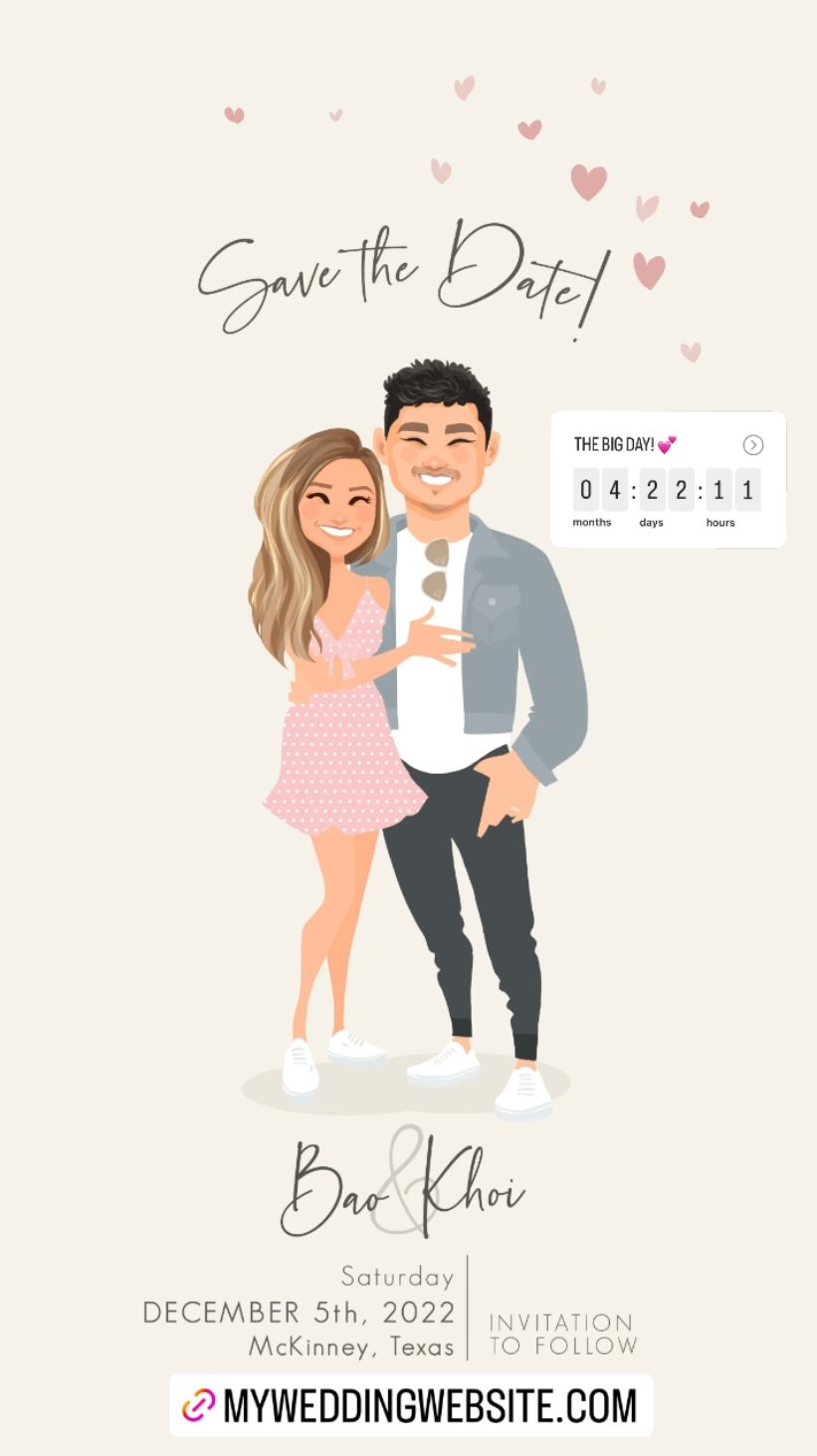 NEW Animated Save the dates! | doodleism