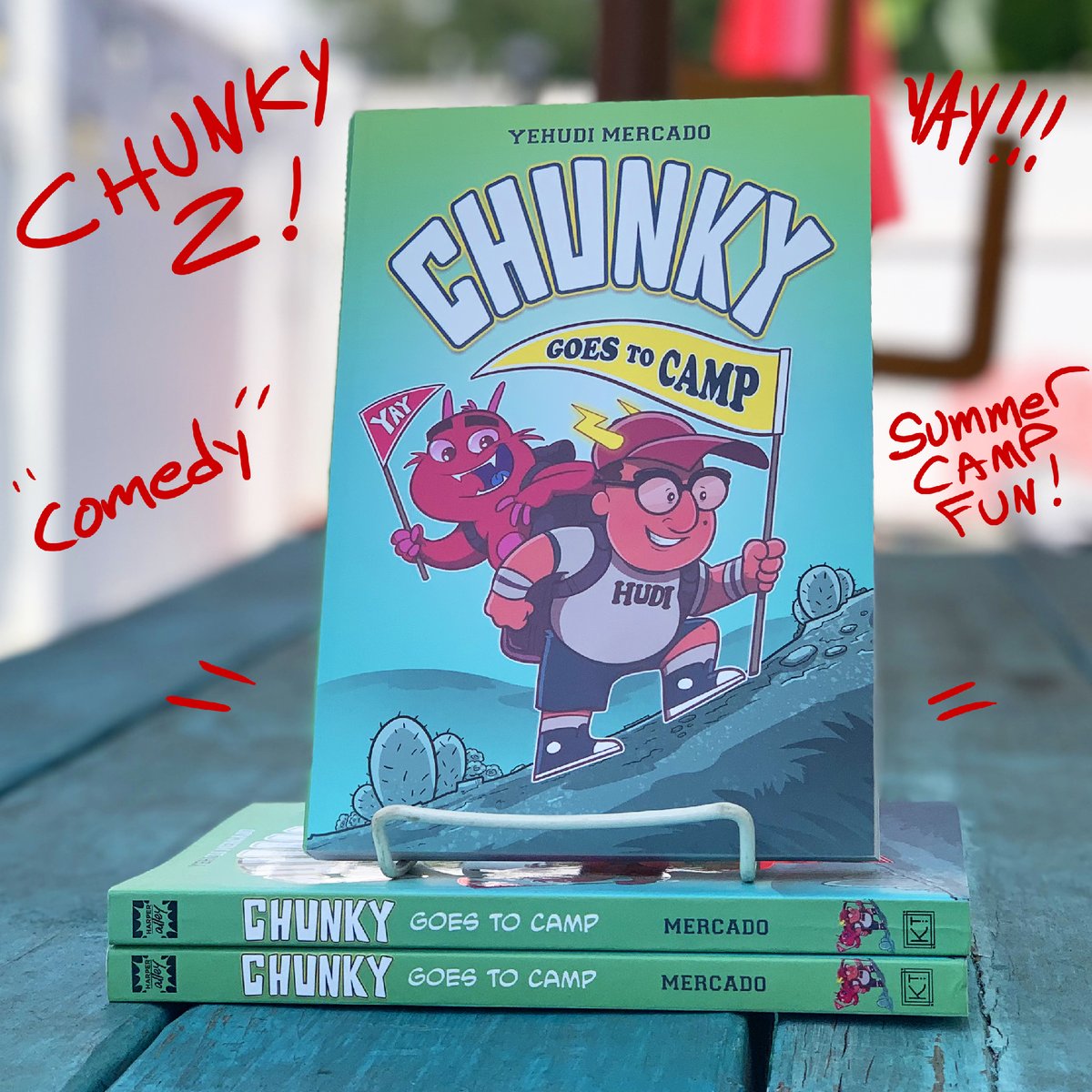 Chunky Goes to Camp (Paperback) Signed | SuperMercado Comics