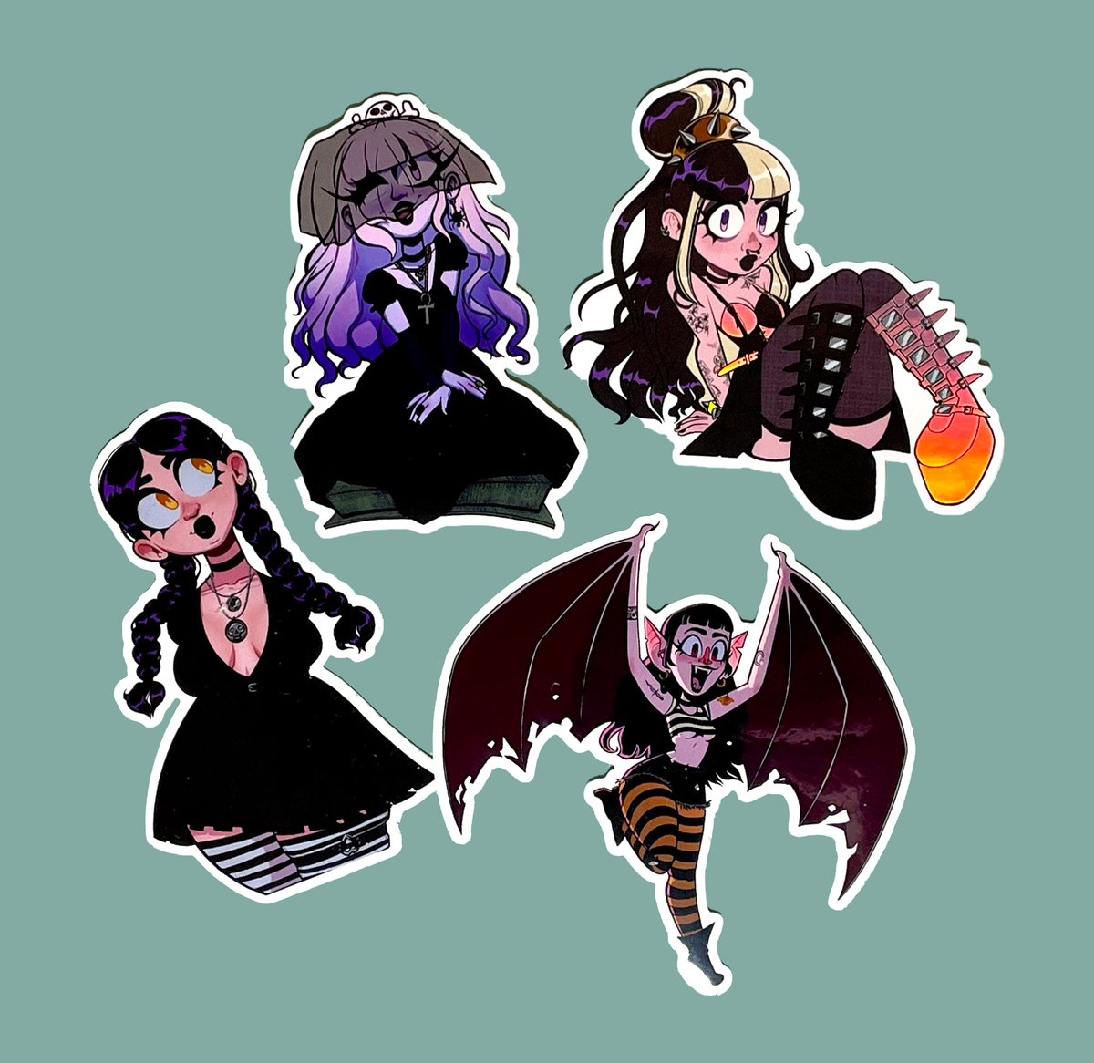 Goth Girl Sticker Pack | mattmarblo