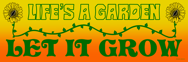 Let It Grow | C-Bass Stickers