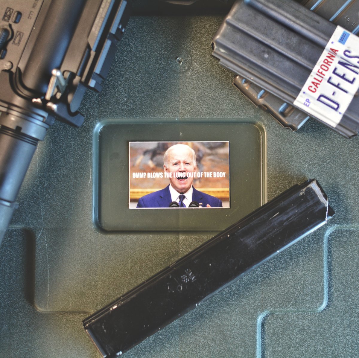 Crazy Joe 9mm Sticker | CK Dev Group