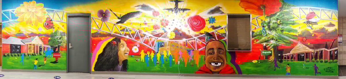 New Alcy Elementary Mural | Joseph Boyd Art