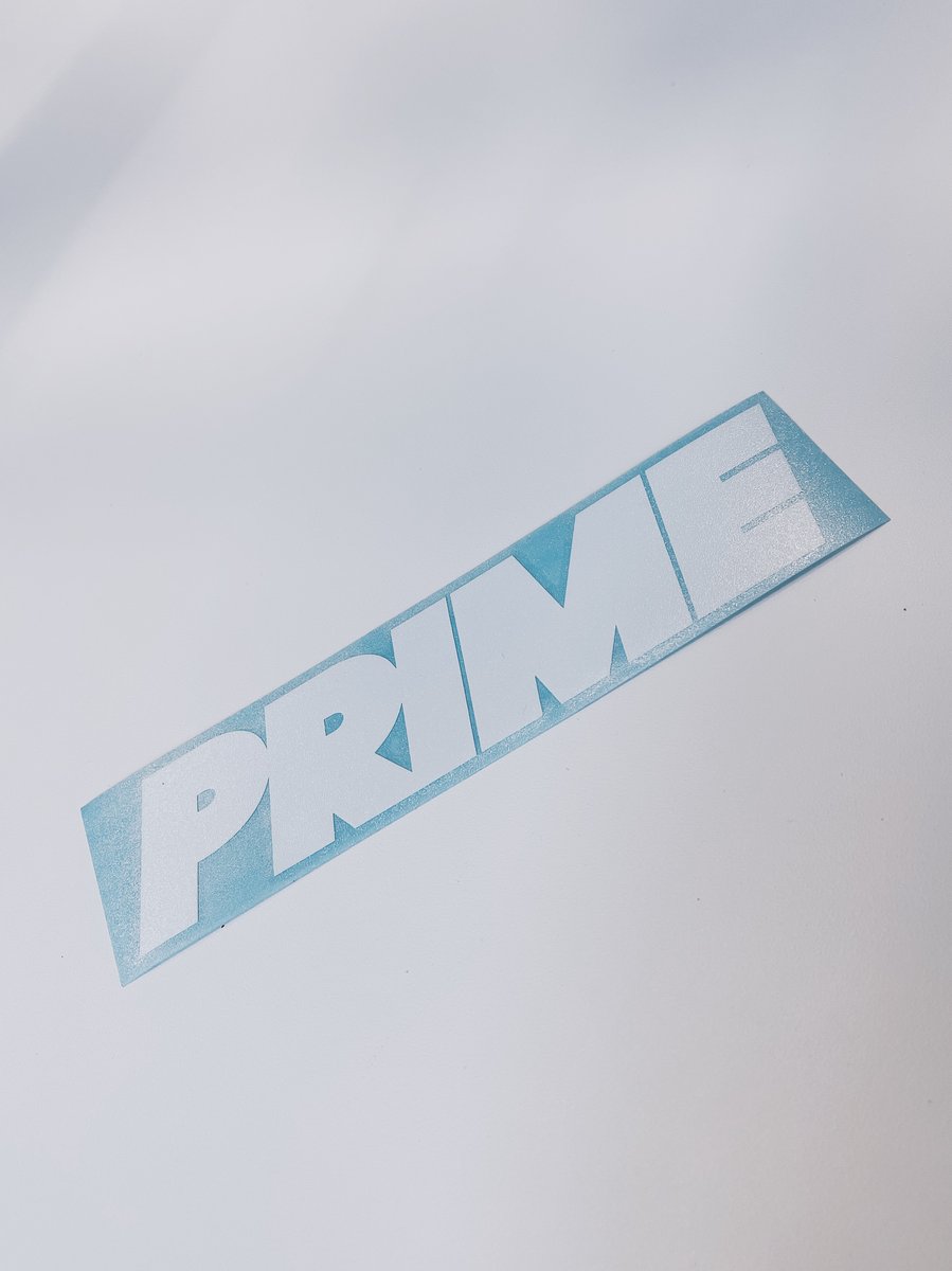 prime logo decal // white | PRIMENYC.CO ONLINE STORE
