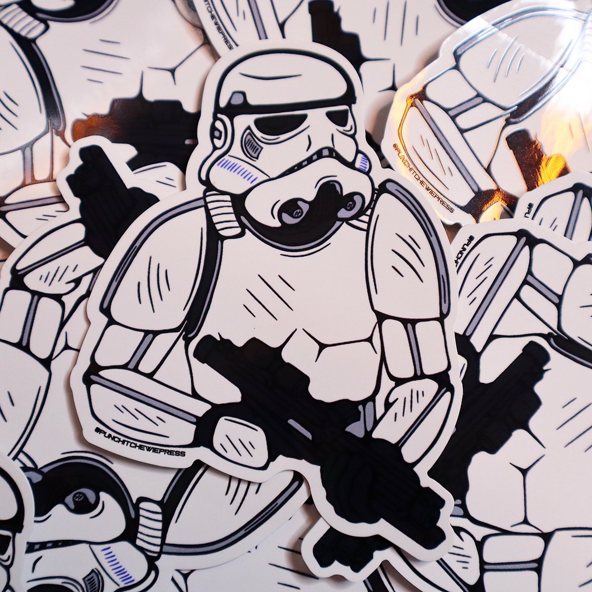 Stormtrooper Sticker | Punch It Chewie Press