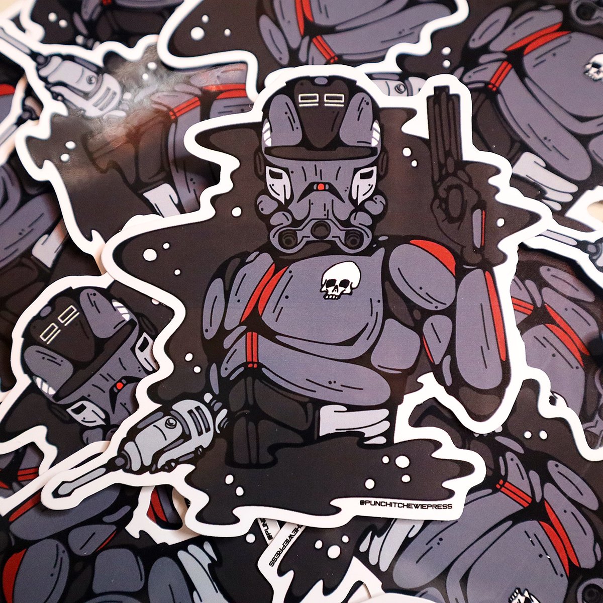 Echo Sticker | Punch It Chewie Press