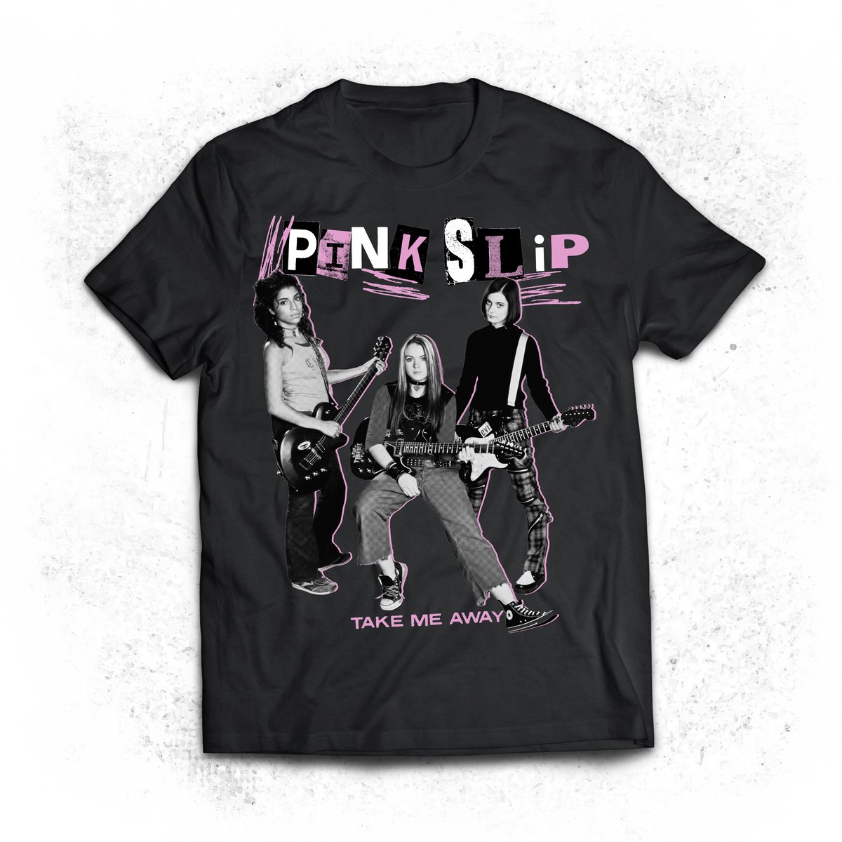 Freaky Friday Pink Slip Black Shirt | WORN DOLL