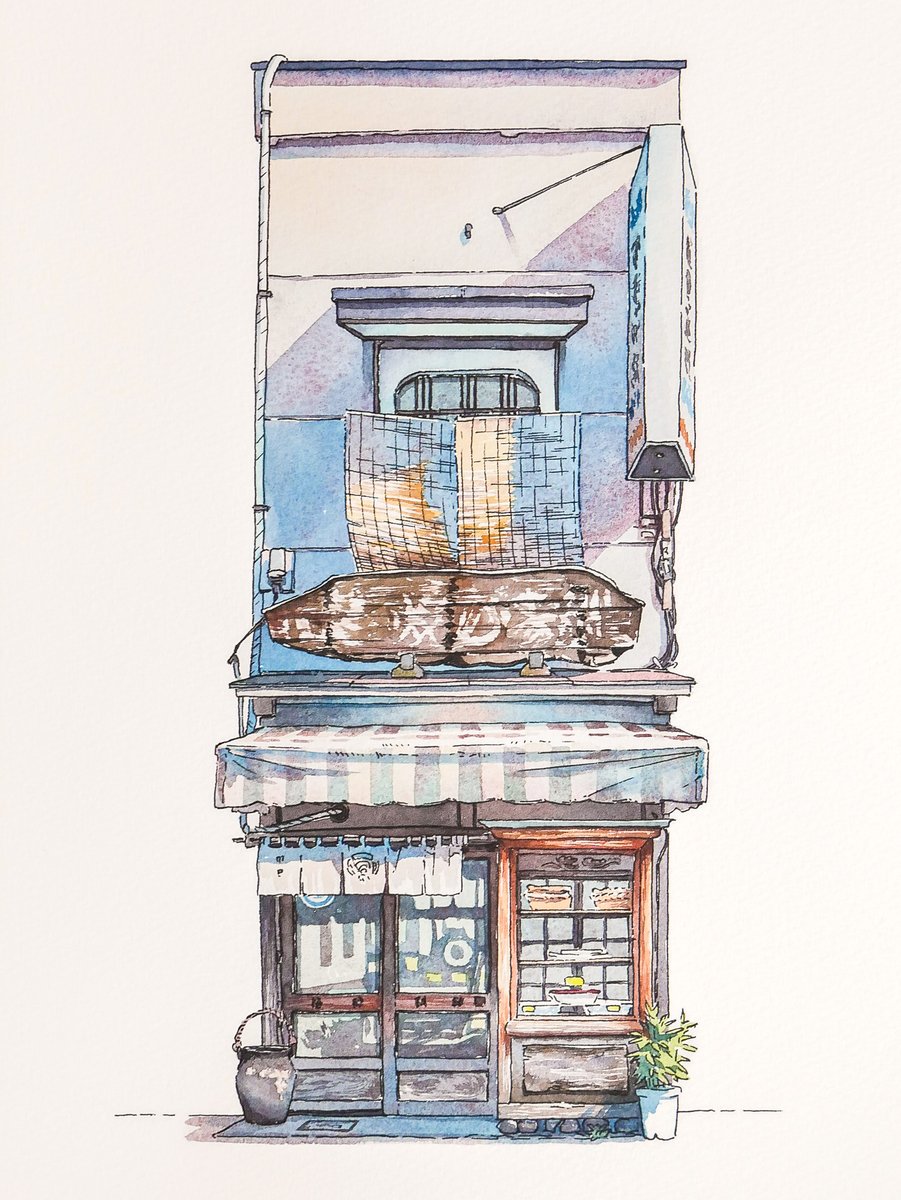 "Tokyo Storefronts" book piece "Funaaki" | Mateusz Urbanowicz