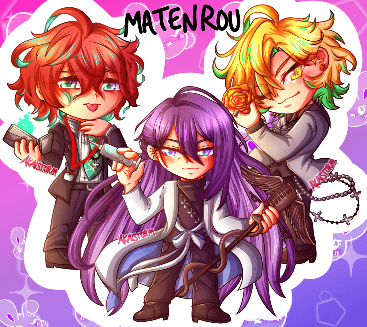 HypMic Matenrou 3Inch Charms | Akaistorm